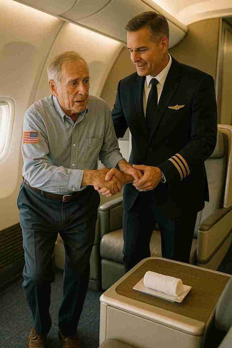 An Elderly Veteran Was Quietly Asked to Give Up His Seat — The Pilot ...