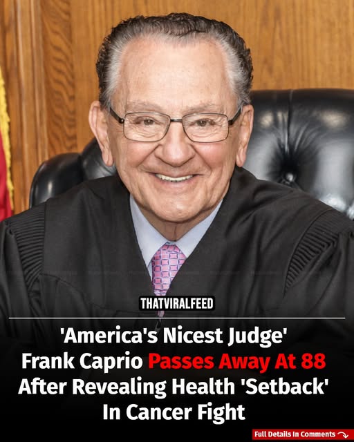 'America's Nicest Judge' Frank Caprio Passes Away At 88