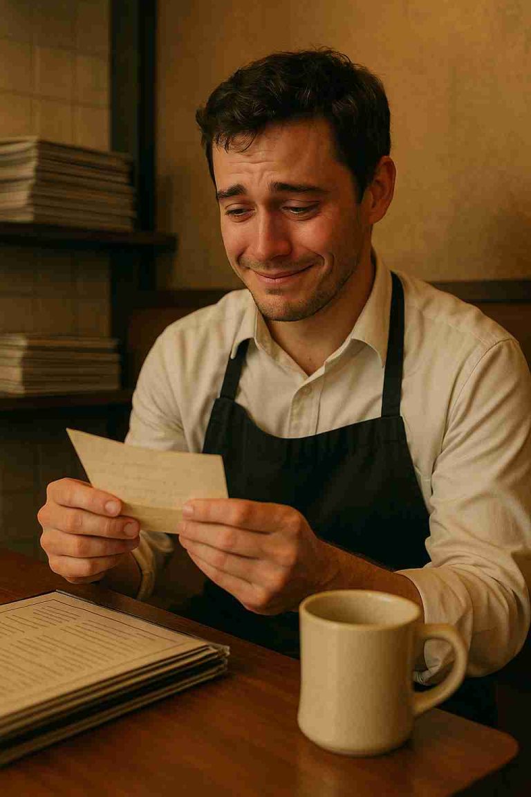 A $3.28 Tip That Upset a Waiter — Until an Unexpected Letter