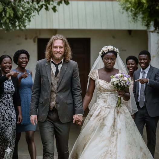 Black Girl Marries Homeless Man, Guests Laugh At Their Wedding