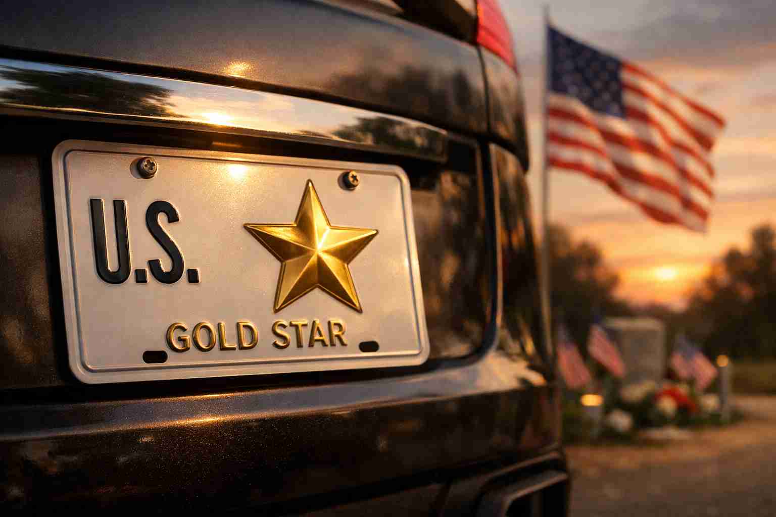 Understanding the Symbolism of Gold Star License Plates - cjQuotes