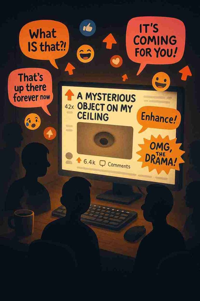 A Strange Object Dangling From a Ceiling Sent the Internet Into Hysterics—