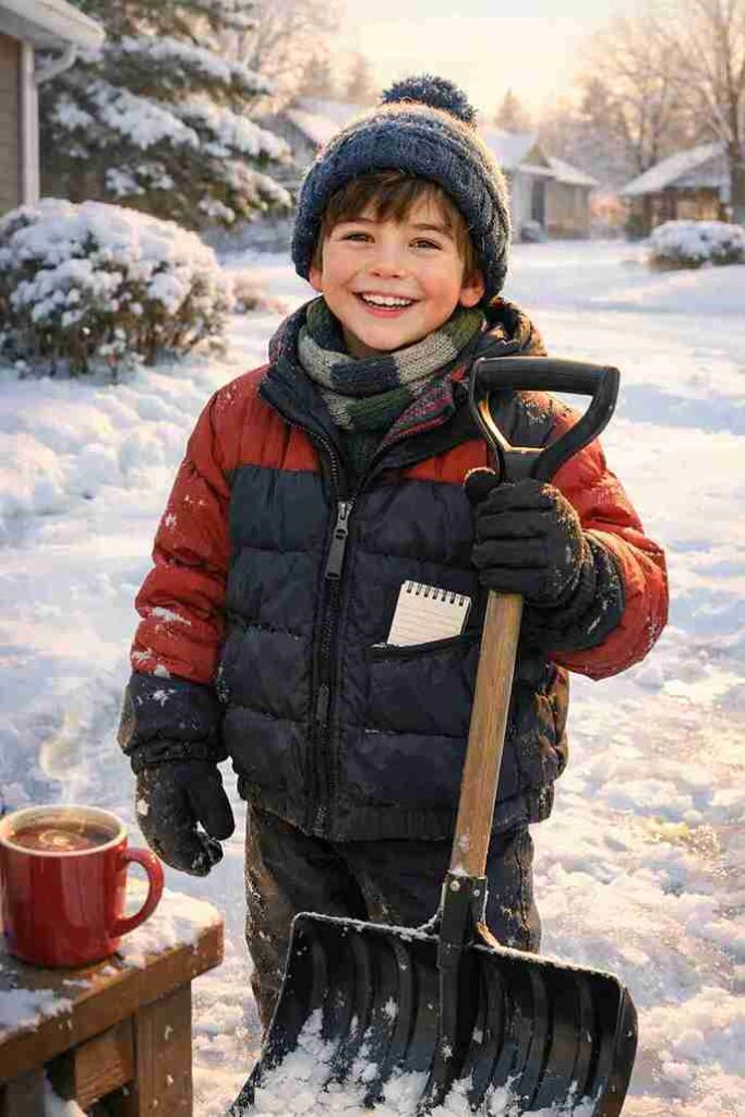 A Simple Snow Shoveling Job Turned Into a Lesson About Fairness