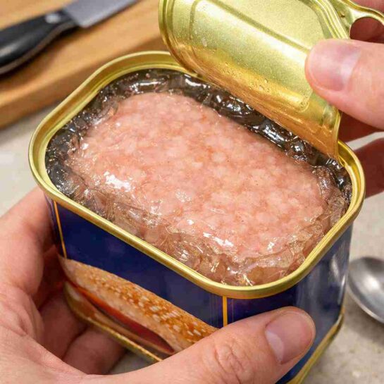 Opened a Can of Spam and Found Clear Jelly Inside?