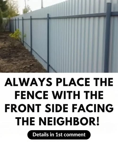 Always place your fence with the front facing your neighbor! Here’s why ...