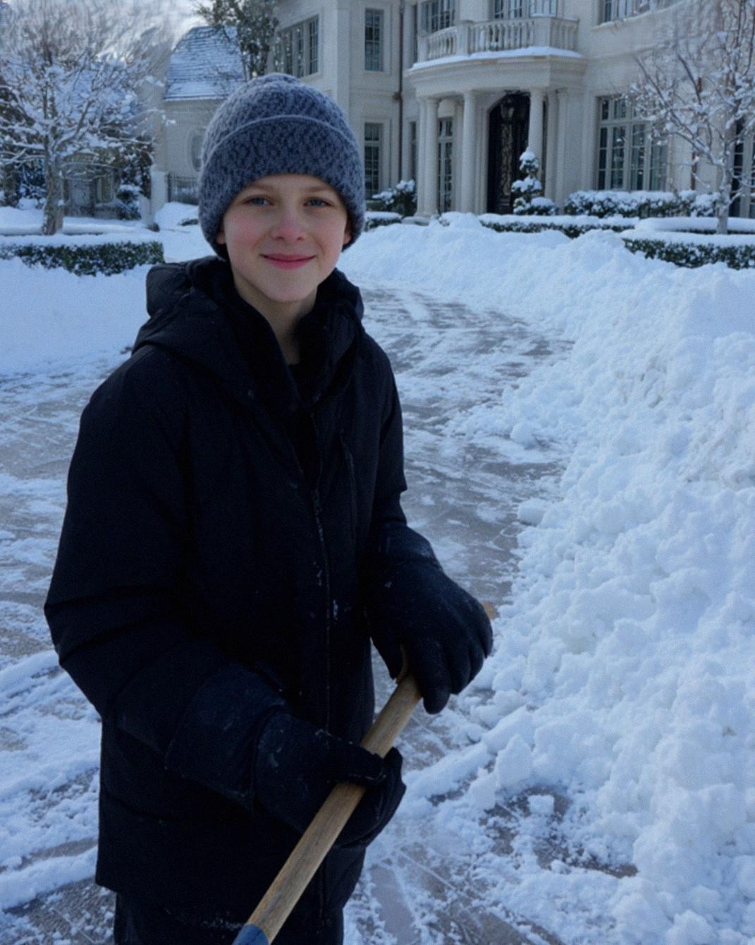 A Simple Snow Shoveling Job Turned Into a Lesson About Fairness