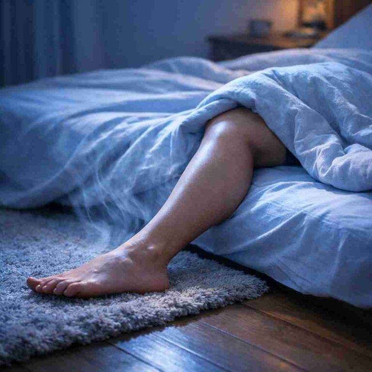 Why Many People Sleep With One Leg Outside the Covers